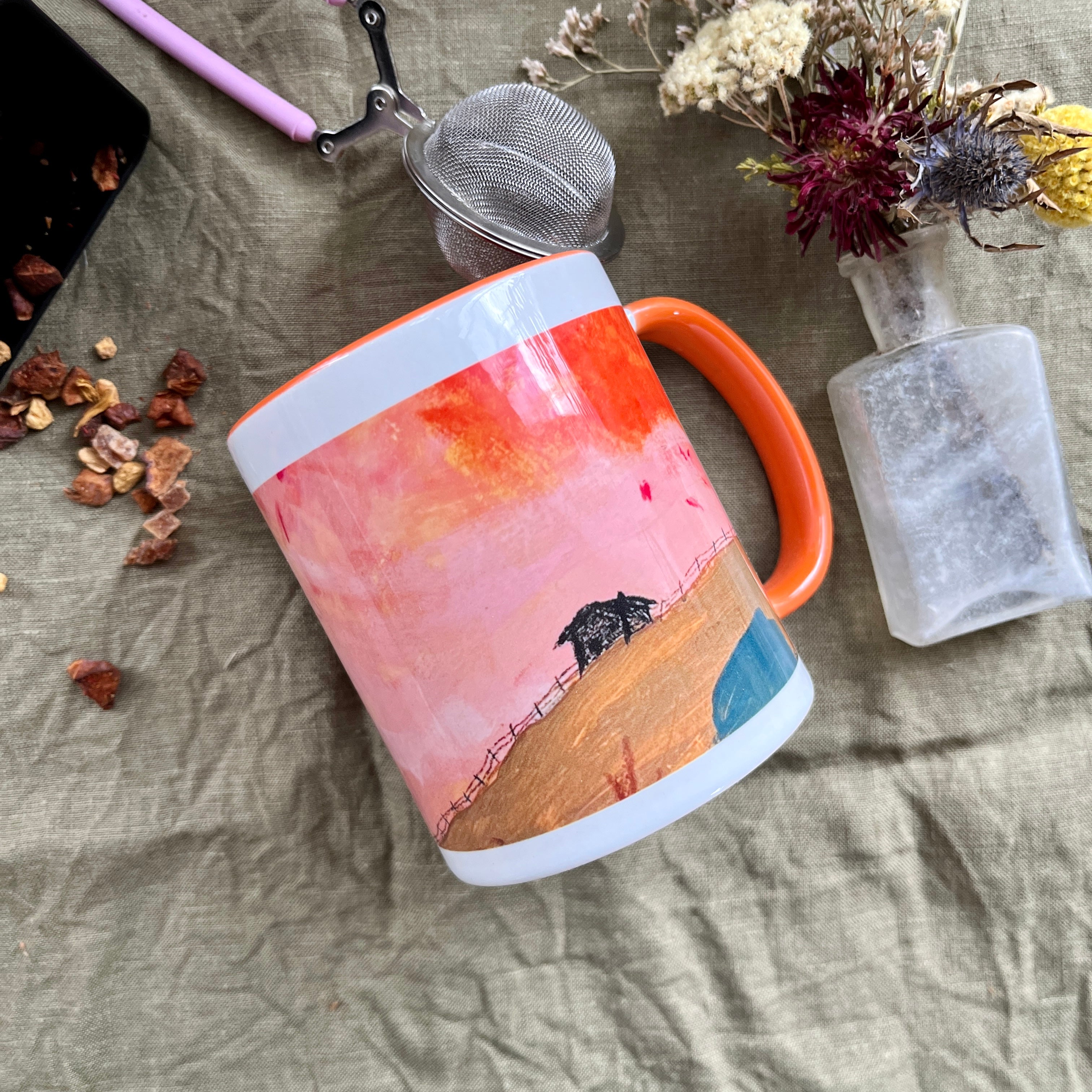 Mug: Farm Landscape – Chicken Pants Studio