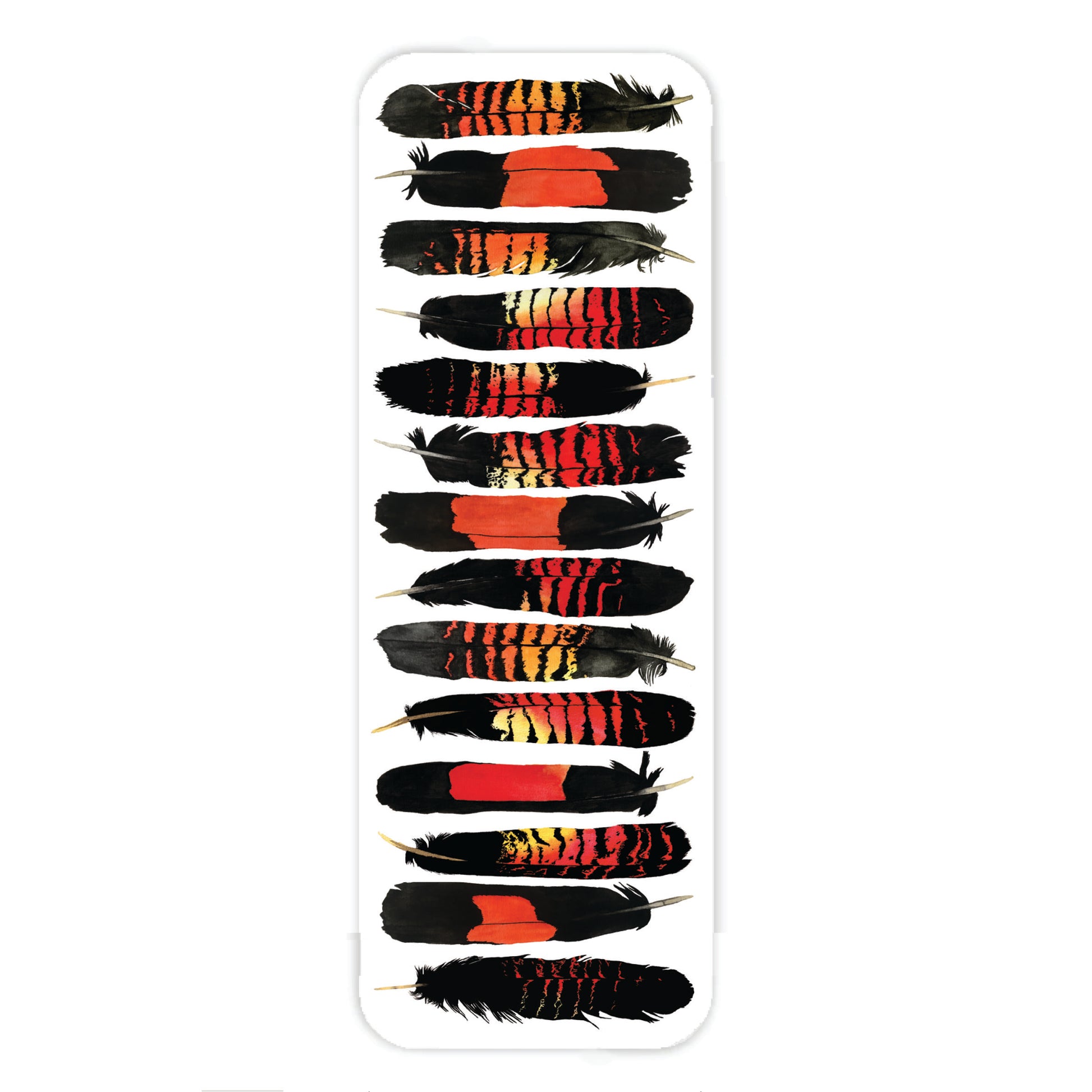 Red-Tailed Black Cockatoo Feather Bookmark – Chicken Pants Studio
